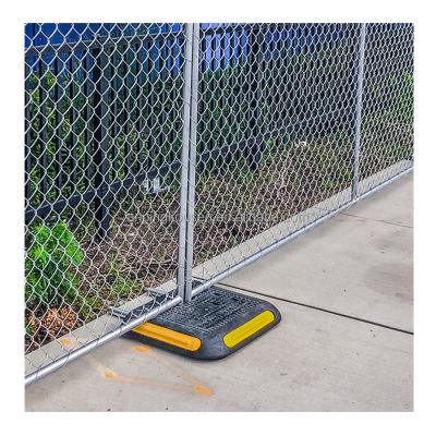 China Hot Dipped Galvanized Chain Link Temporary Fence for 8x10 Construction Site Perimeter for sale
