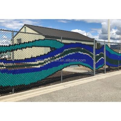China ECO FRIENDLY Perimeter Fence with Modern Stylish Chain Link Fence Covering 5 Foot for sale