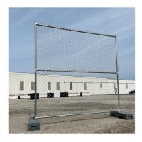 China 6x12 Galvanized Chain Link Temporary Fence Panels for America Garden Fence Steel for sale