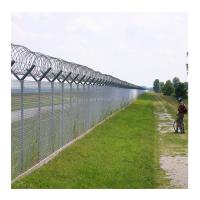 China Chain Link Fence Extension Arms with Galvanized Steel Barbed Wire Two Wire Twist Type for sale