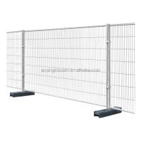 China Galvanized 6x12 Chain Link Temporary Fence for Temporary Fencing Heat Treated Yellow for sale