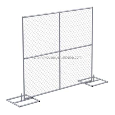 China Low Carbon Steel Canada Portable Removable Temporary Fence Panel for Building Fencing for sale