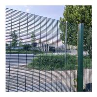 China Anti Climb High Security Fencing with Powder Coated 358 Wire Mesh and Clear View for sale
