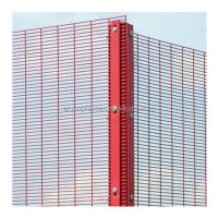 China Anti Climb High Security Fencing with Powder Coated 358 Wire Mesh and Clear View for sale