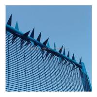 China Heat Treated 358 Anti Climb High Security Wire Mesh Fence with Low Carbon Steel Wire for sale