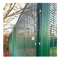 China Heat Treated 358 Anti Climb High Security Wire Mesh Fence with Low Carbon Steel Wire for sale
