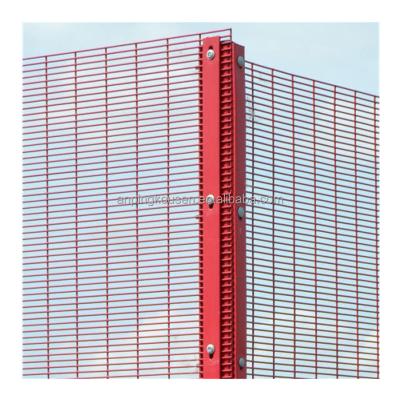 China High Security Durable 358 Clear Vu Anti Climb Fence with Pvc Coated Steel Construction for sale