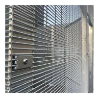 China High Security Durable 358 Clear Vu Anti Climb Fence with Pvc Coated Steel Construction for sale