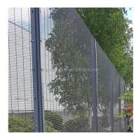 China Metal Garden Fence Galvanized and Powder Coated 358 Security Fence Waterproof Fencing for sale