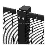 China Anti Climb 358 Security Pvc Coated Galvanized Steel Fence with Low Carbon Steel Wire for sale