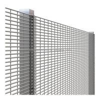 China Frame Finishing PVC Coated Trellis Gates for Railway 358 Anti-Climb Security Fence for sale