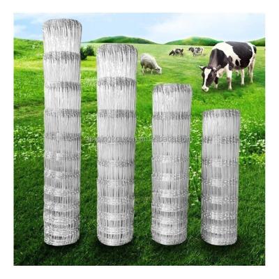 China 8ft Galvanized Grassland Wire Mesh Fiexed Knot Fence for Cattle and Sheep Farming Needs for sale