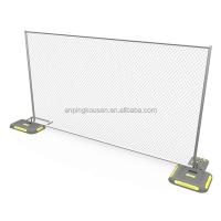 China Customizable Waterproof Temporary Construction Fence Panels Size H X L 6feet x 10feet for sale
