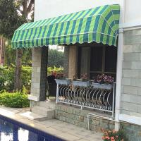 China French Retractable Window Awnings Aluminum Folding Dutch Canopy Awning for sale