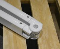 China Aluminium Retractable Awning Hardware White Awning Components for sale