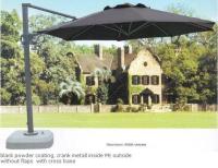 China Roma 2.5 M Large Cantilever Parasol For Garden Patio for sale