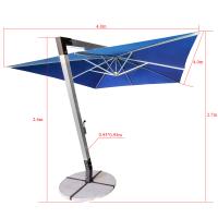 China Hanging Aluminum Cantilever Umbrella For Balcony Square Cantilever Umbrella for sale
