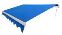 China Manual Or Motorized Operation Retractable Patio With Highly Durable Fabric Awnings for sale