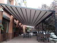 China 4x6m Outdoor Aluminum Waterproof Pergola With Posts / Pergola Awning / Conservatory Awning for sale