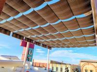 China Outdoor Manual Sliding Wave Canopy Sunshade Sail Shade UV Protection Shading Car Parking Carports Hdpe/sunshade Sail/acr for sale