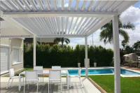 China Bioclimatic Gazebo Awning garden Aluminum Louver Gazebo pergola Canopy for sale