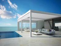 China Bioclimatic Gazebo Awning garden Aluminum Louver Gazebo pergola Canopy for sale