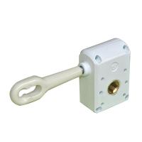China Heavy Duty Manual Awning Gear Box For Retractable Canopy Awning Toldo Vertical Aluminum Fishing Butt Caps Copper Alloy for sale