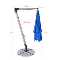 China Hot Selling Deluxe New Style Hanging Patio Garden Outdoor Roman Umbrella for sale