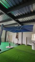 China Hot Selling Deluxe New Style Hanging Patio Garden Outdoor Roman Umbrella for sale