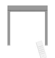 China Windows Patio Zip Track Blinds Clear Windproof Roller Blinds for sale