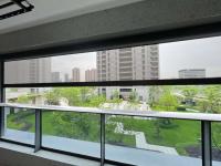 China Outdoor Sunshade Motorized Smart Zip Track Blinds / Roller Zip Track Outdoor Roller Blinds for sale