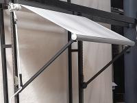 China Outdoor Motorized Window Sunshade Drop Arm Retractable Awnings for sale