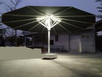 China Strong And Big Size Beach Parasol Coffee Shop Sunshade Umbrella for sale