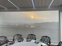 China Extra-wide Outdoor Electric Windrpoof Blinds for sale