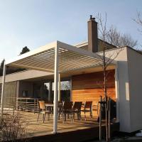 China 4x3m Manual/electric Alu.Louvred Pergola for sale