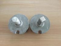 China Window Sunshade Retractable Awning Parts Roller Blinds Accessories 70mm Aluminum Square/ Round Reel Plug for sale
