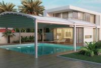 China Aluminum Retractable PVC Pergola Canopy,retractable Roof Awning Pergola Hotels for sale