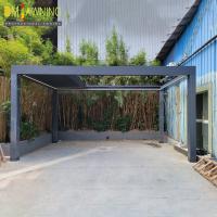 China Outdoor patio intelligent retractalbe aluminum blade pergola for sale