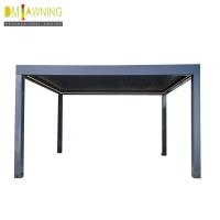 China Outdoor patio intelligent retractalbe aluminum blade pergola for sale