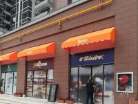 China Sunshade/Waterproof Window Awning Balcony Semicircular Canopy Watermelon Awning for sale