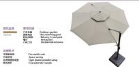 China Polyester Olifen Acrylic Beach Aluminium Umbrellas Outdoor for sale