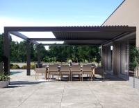 China New technology outdoor motorized retractable pergola for sale