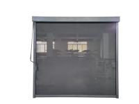 China Outdoor Door Windowsill Manual Crank Roller Zip Windproof Blind for sale