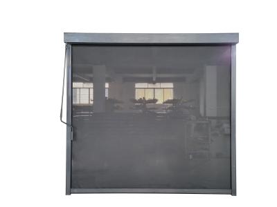 China Outdoor Door Windowsill Manual Crank Roller Zip Windproof Blind for sale