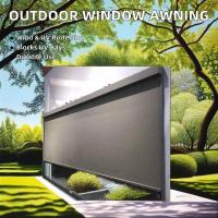 China Windows Patio Zip Track Blinds Clear Windproof Roller Blinds for sale