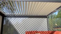 China Outdoor Garden Terrace Gazebo Popular Motorized Aluminum Blinds Pergola for sale