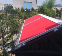 China Waterproof And Sunscreen Retractable Roof Awning Sunroom Retractable Awning for sale