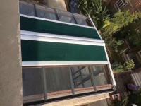 China Waterproof And Sunscreen Retractable Roof Awning Sunroom Retractable Awning for sale