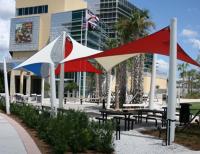 China Wholesale -Resistant Sun Shade Sails Outdoor Patio Garden with Hardware Kit of Sunsail for sale