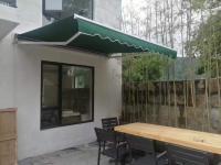 China Customized Outdoor Sun Shade Aluminum Awning Half Cassette Canopy Retractable Arm Awning for sale